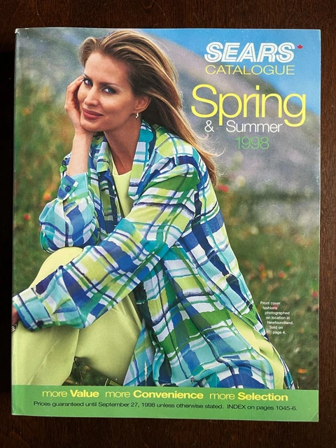 1998 SEARS SPRING & Summer Catalogue Canada $125.00 - PicClick CA