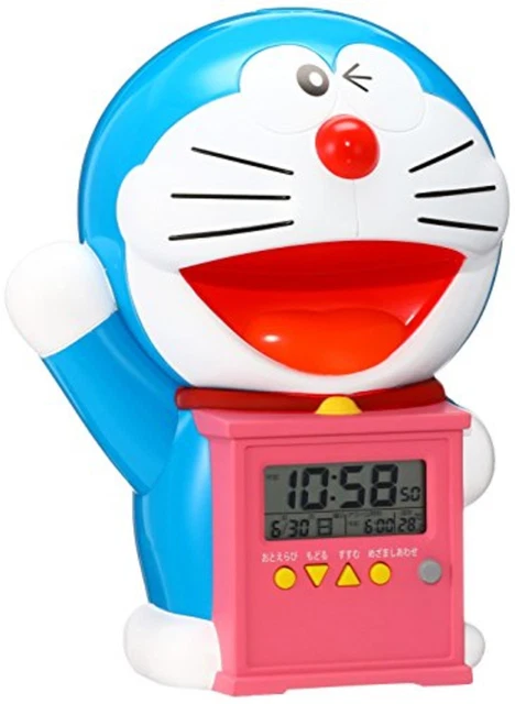 SEIKO CLOCK CHARACTER Alarm Clock Doraemon Chattering Alarm F/S w ...