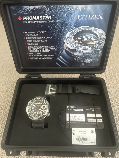 CITIZEN PROMASTER PROFESSIONAL Divers 1000m - BN7020-09E $2,085.00 ...