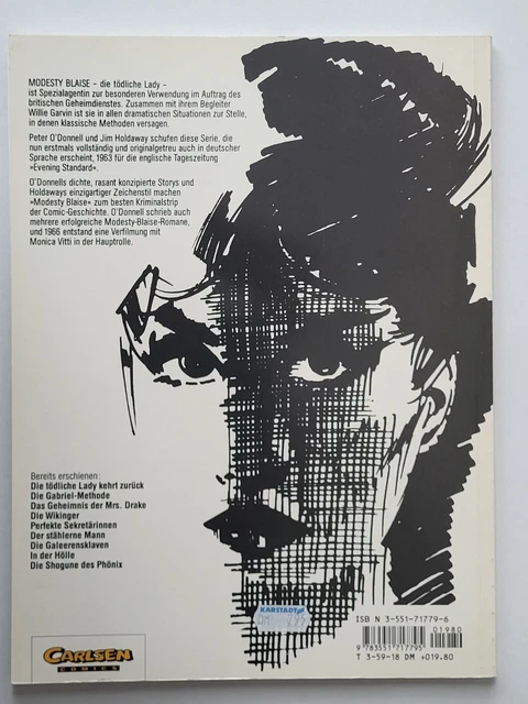 MODESTY BLAISE BAND 9 von Holdaway / O' Donnell im sehr gutem Zustand 1 ...