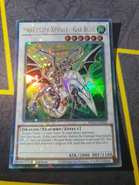 DRAGUNITY KNIGHT - Gae Bulg HAC1-EN162 - Terminal de Duel Ultra Rare 1ère édition YuGiOh EUR 1 ...