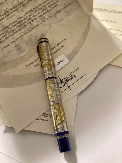 MONTEGRAPPA GEA 2001 Limited Edition fountain pen shipping from Japan ...