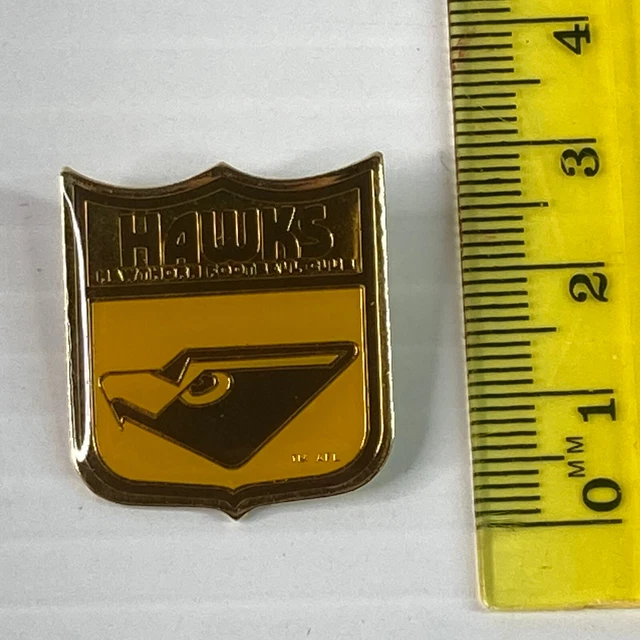 VINTAGE 1990S OFFICIAL Hawthorn Hawks Football Club Shield Logo AFL ...
