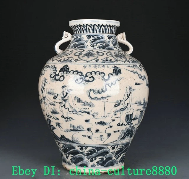 16 &TIANSHUN DYNASTIE des personnages en porcelaine verte EUR 750,00 ...