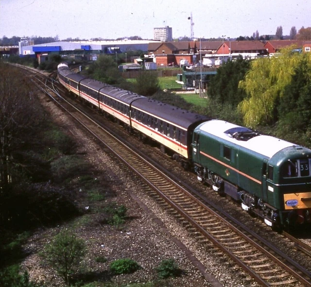 35MM COLOUR RAIL Slide Electric Loco Class 71 E5001 Farlington Jnc 1996 ...