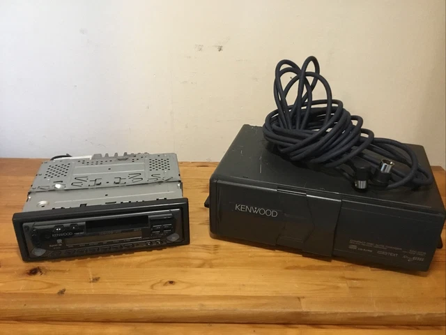 KENWOOD KRC-391 RADIO Cassette Player & KDC-C719 CD Changer 10 Disc ...