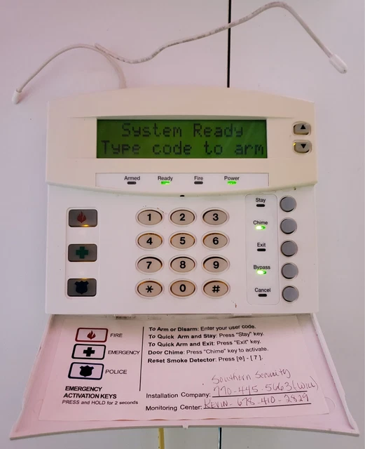 GE CADDX INTERLOGIX Nx-148e-rf Receptor Inalámbrico Teclado de ...