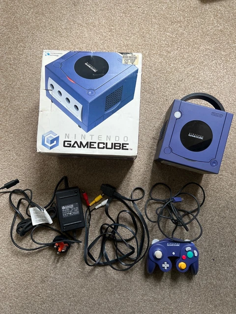 NINTENDO GAMECUBE PURPLE Console Bundle Boxed PAL ALL OFFICIAL VERY ...