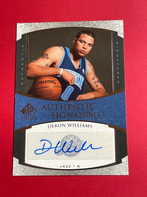 2005-06 SP SIGNATURE Edition Deron Williams Auto Basketball Card /V115 ...