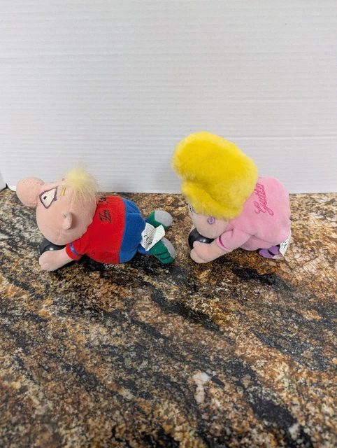 SILLY SLAMMERS PLUSH Bowling Figures #46 Gutter Gal And #47 Pin Head ...