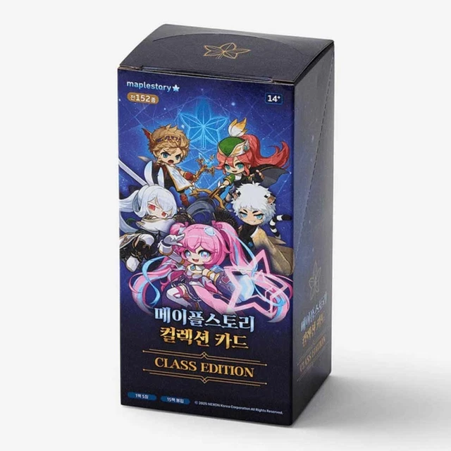 MAPLESTORY COLLECTION CARD Class Edition 1Box 15Pack Official Trading ...