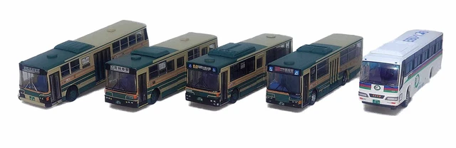 THE BUS COLLECTION N Gauge 1/150 Seibu Bus Original 5cars Set Model Car Tomytec £128.96 ...
