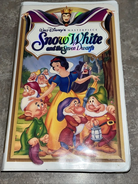 SNOW WHITE AND The Seven Dwarfs (VHS, 1994) Disney Masterpiece ...