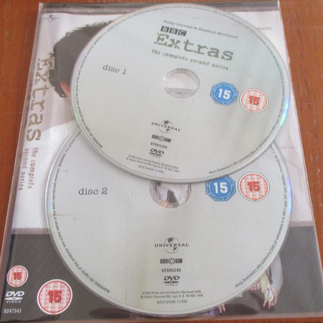 EXTRAS : COMPLETE BBC Series 2 DVD Ricky Gervais (2007) £1.85 - PicClick UK