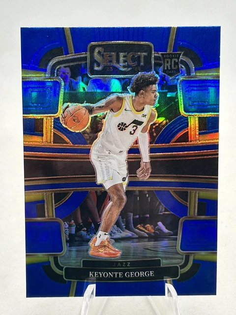 2023-24 PANINI NBA Select Blue Concourse Keyonte George Rookie Utah Jazz #75 EUR 3,36 - PicClick IT