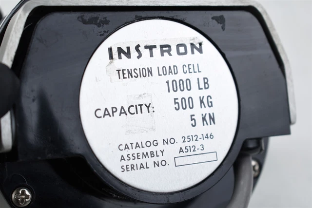 INSTRON 2512-146 1000LB 500KG 5KN Tension Load Cell Tensile Tester $899 ...