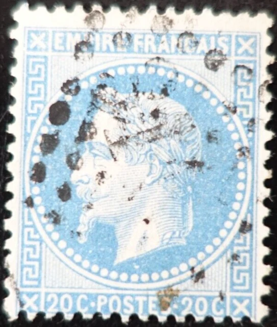 FRANCE TIMBRE NAPOLÉON N°29A BLEU oblitéré LOSANGE GC 311? EUR 1,00 ...