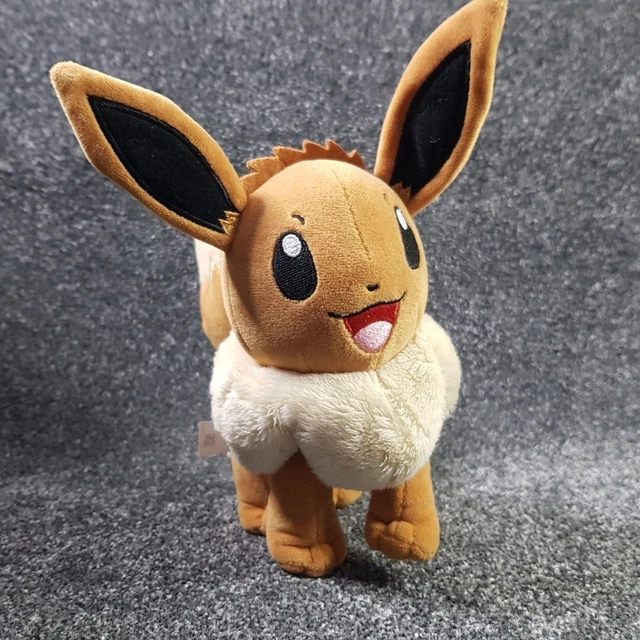 POKEMON EEVEE PLUSH Toy Teddy 2021 8” Gaming Merch Soft Toy Jazwares ...