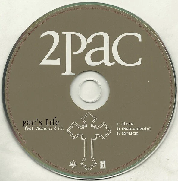 2PAC FEAT. ASHANTI & T.I. - Pac's Life (CD, Maxi, Promo) $18.12 ...