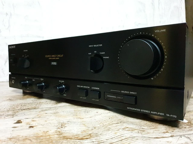SONY TA-F170 AMPLIFICATORE stereo integrato amplificatore HiFi separato ...