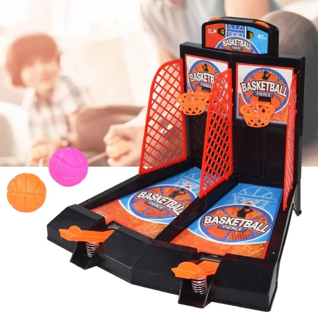BASKETBALL BAGATELLE GAME Office Game Fun Sports Toy for Family Gift ...