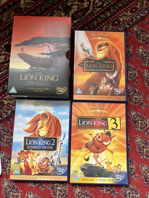 THE LION KING Trilogy (Box Set) (DVD, 2004) £5.00 - PicClick UK