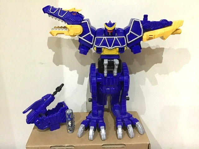 POWER RANGERS DX Blue Dino Charge Spinosaurus Megazord + Morphers ...