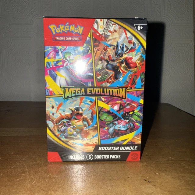 POKEMON TCG: MEGA Evolution Booster Bundle 6 Booster Pack - Brand New ...