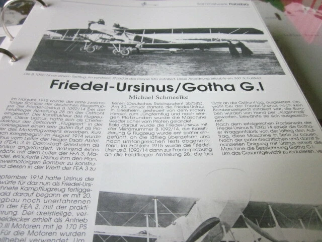 MILITÄRFLUGZEUGE A KAISERREICH Friedel-Ursinus Gotha G.I EUR 5,72 ...