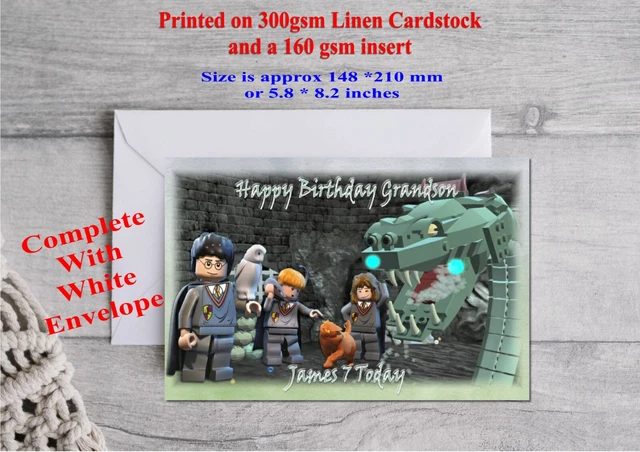 PERSONALISED BIRTHDAY CARD Harry Potter any Ge name and relationship £2 ...