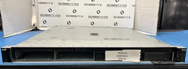 DELL POWEREDGE R340 4-Bay Rack-Mountable 1U Server Chassis $250.00 ...