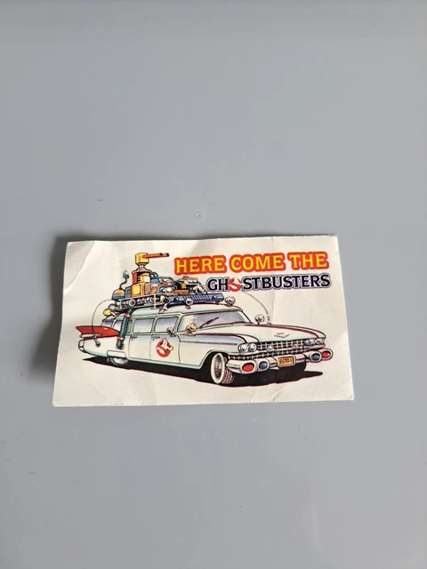 GHOSTBUSTERS WATERSLIDE DECALS Nabisco Shreddies Cereal 1984 £3.00 ...