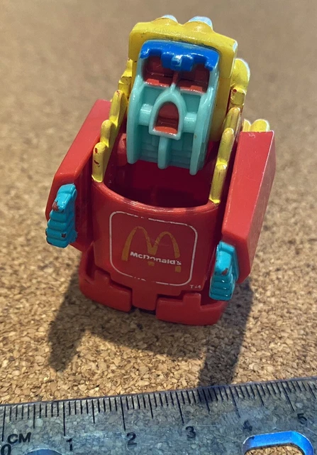 VINTAGE 1980S MCDONALDS TRANSFORMERS FIGURE FRENCH FRIES CHIPS WORKS ...
