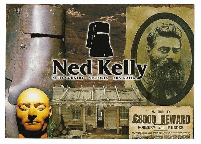 NED KELLY, BUSHRANGER, Kelly Country, Victoria, Australia, Postcard ...
