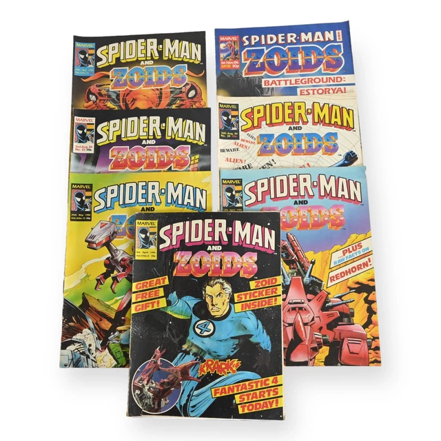SPIDER-MAN AND ZOIDS - Marvel UK * 7 comics EUR 12,25 - PicClick IT