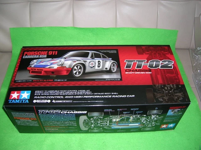 TAMIYA 1/10 PORSCHE 911 Carrera RSR TT-02 RC Car Kit 58571 On-Road £147 ...