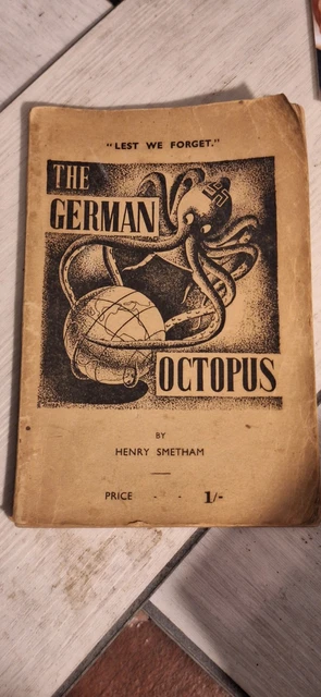 WARTIME PAMPHLET The German Octopus ww1 ww2 £128.60 - PicClick UK