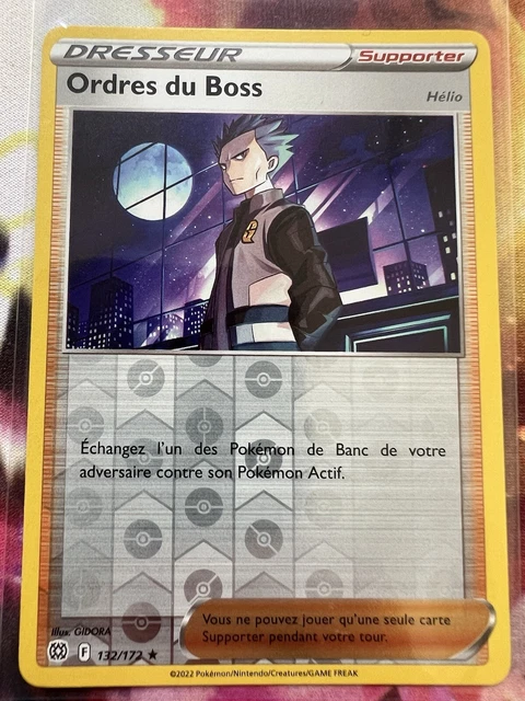 CARTE POKÉMON REVERSE Ordres du Boss 132/172 EB09 Stars Etincelantes FR ...