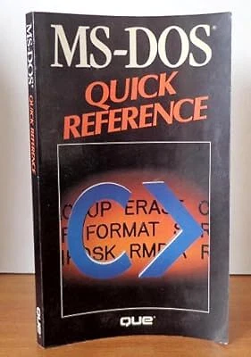 M. S.-DOS QUICK Reference (Que Quick Reference Series), Que Development ...