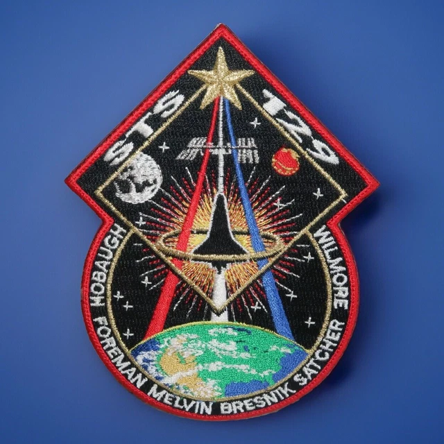 NASA SPACE SHUTTLE Fabric Crew Patch STS-129 Atlantis Mission £13.99 - PicClick UK