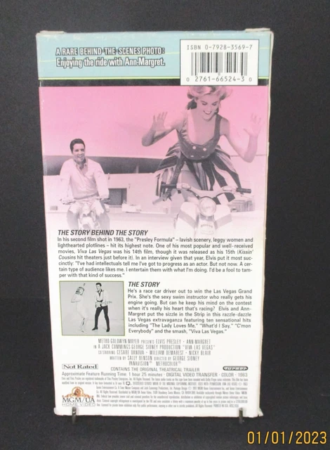 VIVA LAS Vegas (VHS, 1997, Commemorative Edition) Elvis, Ann-Margret £5 ...