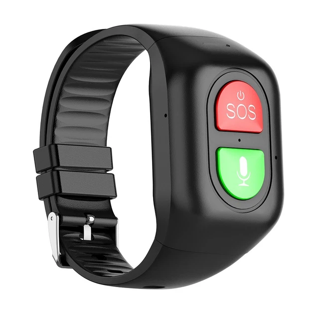 RELIABLE FALL DETECTION SOS GPS 4G Smart Watch with Health Monitoring ...