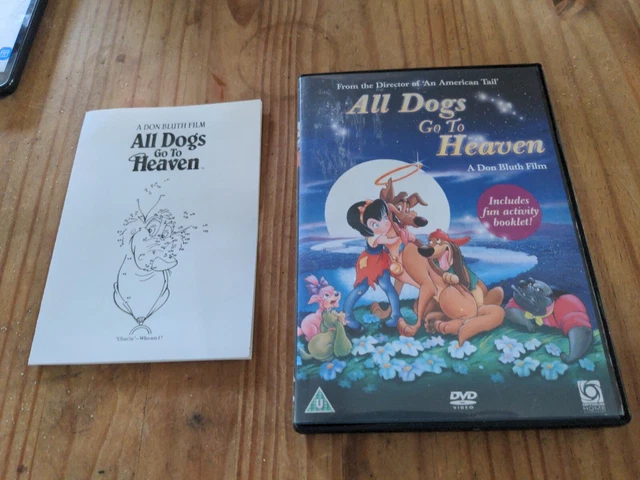 ALL DOGS GO To Heaven Don Bluth Region 2 DVD With Original Unused ...