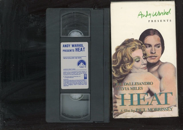 ANDY WARHOL'S HEAT -1973-(Vhs,) Joe Dallesandro- Sylvia Miles- Mystic Fire/Param £5.59 - PicClick UK