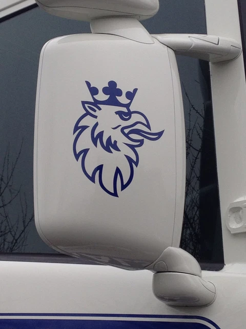 SCANIA TRUCK GRIFFIN sticker/decal for mirrors X2 *Any Colour £9.95 ...