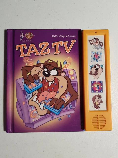 LITTLE PLAY-A-SOUND BOOK - Taz TV 1996 HC Oliver Noone Tazmanian Devil ...