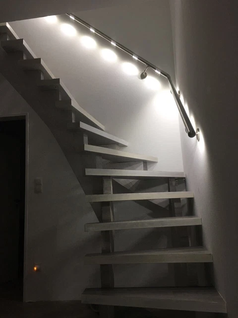LED HANDLAUF EDELSTAHL LED-Beleuchtung LED-Handlaufbeleuchtung weiss L ...