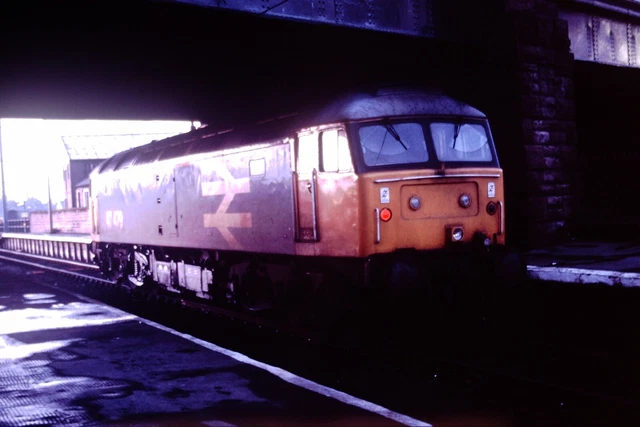 1986 BRITISH RAIL BR Diesel Loco 47479 Plat8 Carlisle Stn Railway Slide ...