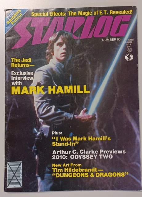 STARLOG MAGAZINE ISSUE #65, December 1982, Luke Skywalker Cover £10.20 ...