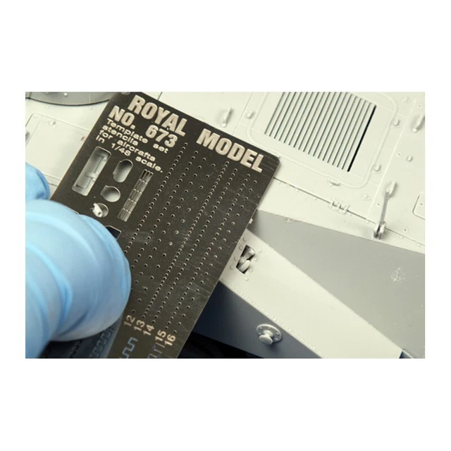 POCHOIRS POUR AVIONS 1/48 RoyalModel 673 EUR 12,00 - PicClick FR